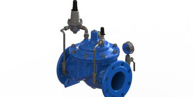 China Diaphragm Water Pressure Reducing Valve With Stainless Steel 304 Pilot P200 for sale