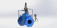 China Ductile Iron Pressure Sustaining Valve with PN25 Maximum Pressure and 2-40 Inch Size Range for sale