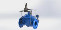 China 2-40 Inch Flanged Pressure Sustaining Valve with PN25 Maximum Pressure for Water Treatment Systems for sale