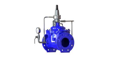 China Flange Connection Pressure Sustaining Valve 0-80°C Operating Temperature for sale