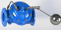 China GGG50 Float Control Valve with EN1074-5 Flange Ends and A100/R100 Model Codes for Modulating Control for sale