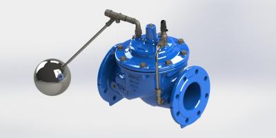 China FBE Coated Float Control Valve With Nylon Reinfocement Diaphragm for sale