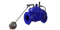 China Stainless Steel Float Control Valve Ductile Iron Blue Epoxy Coated for sale