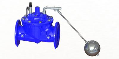 China Blue Water Float Control Valve With EPDM Rubber Materials GGG50 for sale