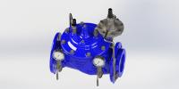 China Stainless Steel Pilot Flow Control Valve With EPDM Seal Manual Actuation For 0-80°F Temperature Range PN10/16/25 for sale