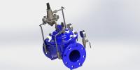 China SS304 Pilot Material Full Port Flow Valve A400 for sale