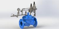 China Nylon Reinforcement Surge Anticipating Valve With Anti Water Hammer Function for sale