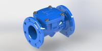 China Back Flow Swing Flex Check Valve , Water Flow Valve With Nylon Reinforcement Disc for sale