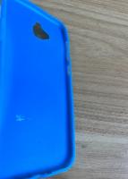 China Blue Color Silicone Mobile Phone Shell,Customized IPhone Shell for sale