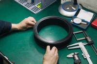 China Black EPDM Valve Seat with low torque for centerline butterfly valve for sale