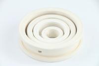 China White Low Torque NBR Valve Seat Custom Material Stable Seat Dimensions for sale