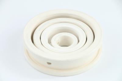 China White Low Torque NBR Valve Seat Custom Material Stable Seat Dimensions for sale