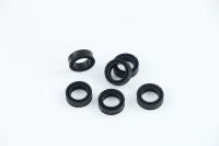 China FKM / FKM/FPM Seat Ring For Butterfly Valves , Black 4 '' - 10 '' Silicone Sealing Ring for sale