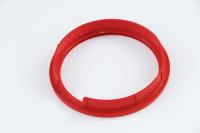 China Pressure Cooker Flat Rubber O Rings , Red High Temp O Rings For Butterfly Valve for sale