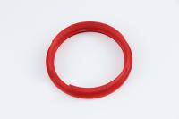 China Pressure Cooker Flat Rubber O Rings , Red High Temp O Rings For Butterfly Valve for sale
