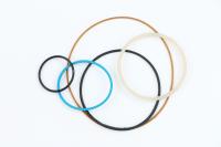 China Equipments Medical Rubber Parts , Round Silicone Heat Resistant O Ring for sale