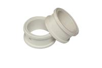 China Centerline Butterfly Valve NBR Valve Seat White Color Round Shape DN25 - DN1350 for sale