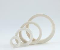 China Centerline Butterfly Valve NBR Valve Seat White Color Round Shape DN25 - DN1350 for sale