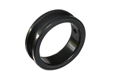 China Black FKM Seat For Wafer / Lug Typebutterfly Valve , Elastic Butterfly Valve Parts for sale