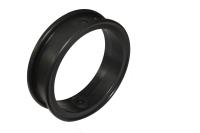 China Black FKM Seat For Wafer / Lug Typebutterfly Valve , Elastic Butterfly Valve Parts for sale