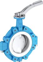China Round Rubber Fkm Seat , Seal Seat For Wafer / Lug / Concentric Butterfly Valve for sale