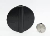 China Vulcanized Disc Rubber Valve Seat Oil Resistance 65 ± 3 °C Hardness Stable Size for sale