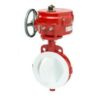 China White PTFE Lined Rubber Valve Seat High / Low Temperature Resistance Durable for sale