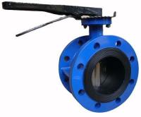 China Vulcanized EPDM Seat Butterfly Valve 2 '' - 24 '' Size Range Hub Seal Type for sale