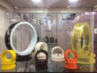 China Custom White Silicone SIL Butterfly Valve Parts Seat With Weather Resistance for sale