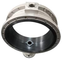 China Boby Mounted Butterfly Rubber Valve Seat Good Elasticity And Compressive for sale