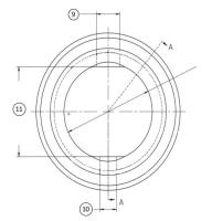 China Vulcanized Seal Seat With Low Operation Torque For Wafer / Lug Butterfly Valve Parts for sale