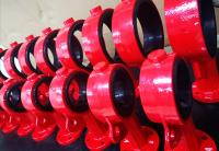 China Moulded And Vulcanized Rubber Valve Seat In Butterfly Valve Body , NBR Valve Seat for sale