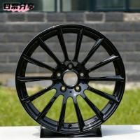 China Maodou Custom 2-Piece Forged Alloy Aluminum Wheels 18-24 Inch 5x112/114.3/120 PCD Black Finish for for Land Rover 911 for sale