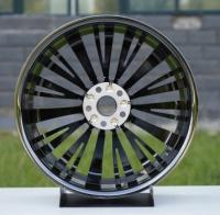 China Maodou Custom 2-Piece Forged Alloy Aluminum Wheels 18-24 Inch 5x112/114.3/120 PCD Black Finish for for Land Rover 911 for sale