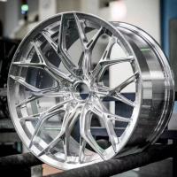 China Maodou Automobile Service New 17-24 Inch Five-Spoke Forged Aluminum Alloy Wheel J6-J8 Width Black Finish TUV Certified for sale