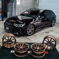 China Maodou Automobile Service New Forged Custom Deep Concave Aluminum Wheel 5x114.3/120 Black Finish TUV Certified for for sale