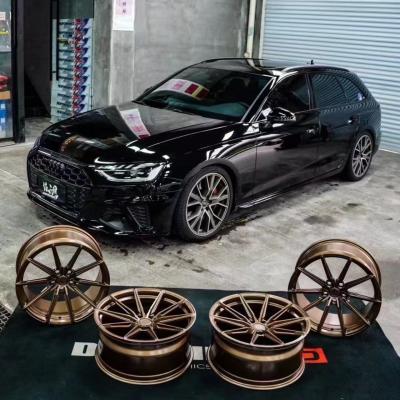 China Maodou Automobile Service New Forged Custom Deep Concave Aluminum Wheel 5x114.3/120 Black Finish TUV Certified for for sale