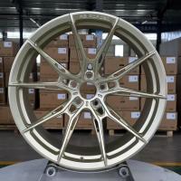 China Maodou Automobile Service New Forged Custom Deep Concave Aluminum Wheel 5x114.3/120 Black Finish TUV Certified for for sale