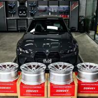 China Maodou Custom Multi Spoke Forged Wheels 5x114.3 5x112 5x120 Alloy Rims 18 19 20 21 22 Inch Deep Concave for bmw E90 X3 X4 M5 for sale