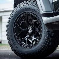 China Maodou Automobile Service Custom Black Aluminum Wheels for F150/F250/F350/TRX/5000/1500 GMC Sierra Jeep-Retrofit/Upgrade for sale