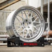 China Maodou Automobile Service Green Beans Custom Forged Alloy Wheels Luxury Car Black Finish Lightweight High Performance for sale
