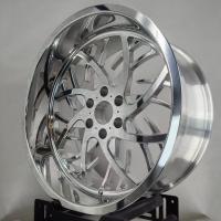 China Maodou TUV Certified New 16-22 Inch Forged Aluminum Wheels J6-J8 Width Black Finish Retrofit/Upgrade Large Off-Road Pickup for sale