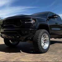 China Maodou Automobile Service New Custom Forged Aluminum Wheels F150/F250/F350 TRX/5000/1500 GMC Sierra Jeep Wrangler-Black TUV for sale