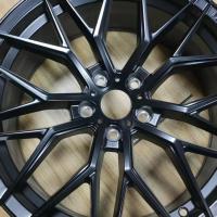 China Luxury Custom New 18-22 Inch Forged Racing Rims 5x120/112/114.3 Black Finish Aluminum TUV Certified Sichuan Made for sale
