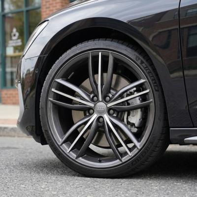 China Maodou Factory Custom Aluminum Forged Wheels Black Finish Compatible Audi A3/A4/A5/A6/A7/A8/S4/S5/S6/S7/RS3/RS4/RS5/RS6/RSQ7 for sale
