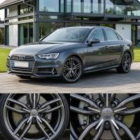 China Maodou Factory Custom Aluminum Forged Wheels Black Finish Compatible Audi A3/A4/A5/A6/A7/A8/S4/S5/S6/S7/RS3/RS4/RS5/RS6/RSQ7 for sale
