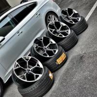 China Maodou Factory Y-spoke Aluminum Forged Wheels Black Finish Compatible with Audi A3-A8 S4-S8 RS3-RS6 for sale