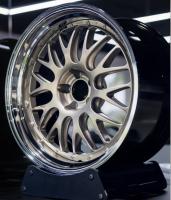 China New Satin White 6061-T6 Aluminum Forged Concave Design Rims Brushed Two-Piece Bolt for Passenger Car Wheel IS350 Model 3 M4 M50i for sale