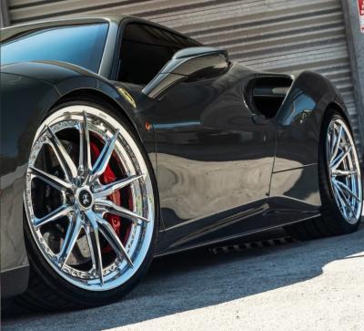 China Custom 2-Piece Forged Aluminium Alloy Wheels 18-22 Inch PCD 5x114.3/5x130/6x139.7/5x112/5x120 New Luxury Concave Design for for for sale