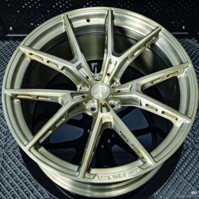 China Maodou 18-22/24/26 Inch Black Deep Concave Forged Aluminum Alloy Wheels for Luxury Sedans for 320 330 Retrofit/Upgrade for sale